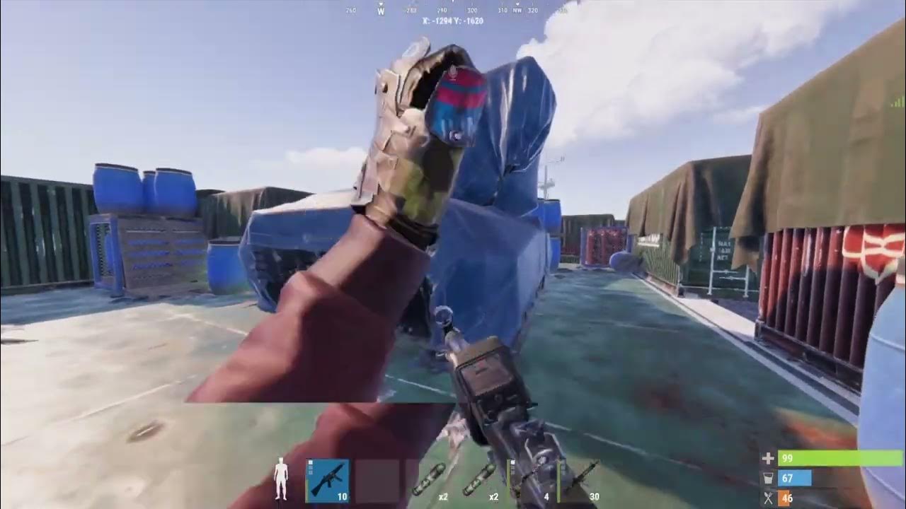 1v3 cargo rust console ps4 - YouTube