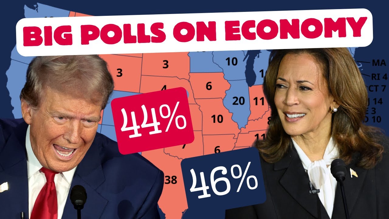 Latest Polls Presidential Race 2024 Today on Economy | Polls Trump vs ...