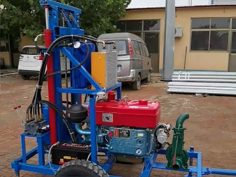 SUNMOY HF300D, HF260D, HG260D water well drilling rig - YouTube