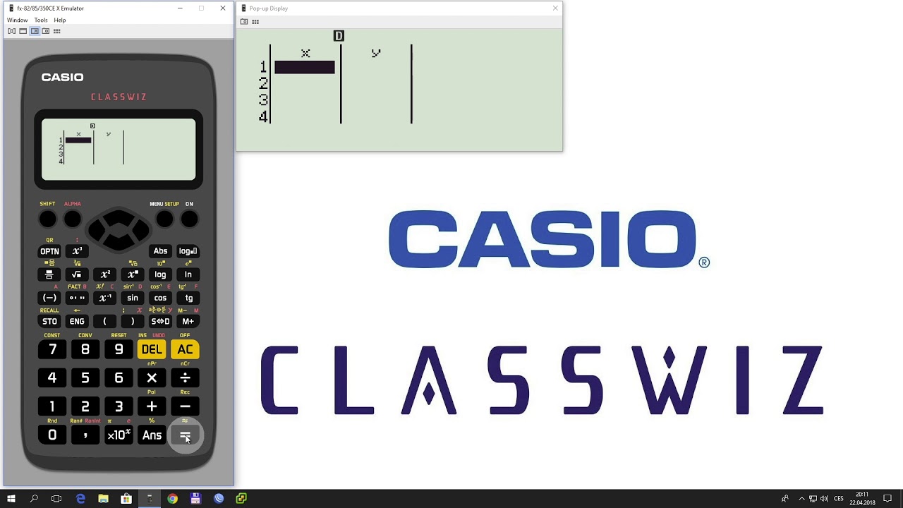 Casio Classwiz Statistika 1 Youtube