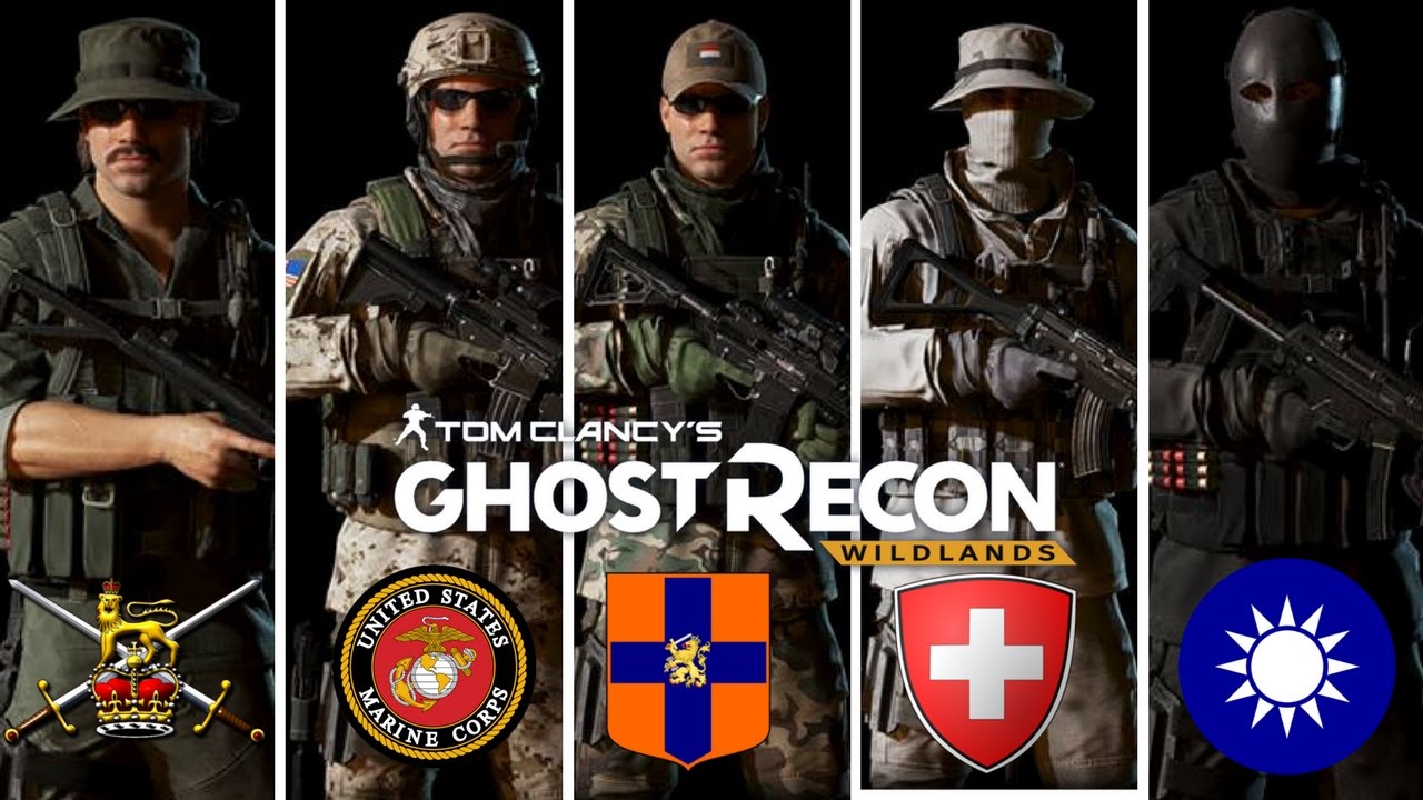 Ghost Recon Wildlands: Special Forces Outfits: U.S Marines, Dutch ...