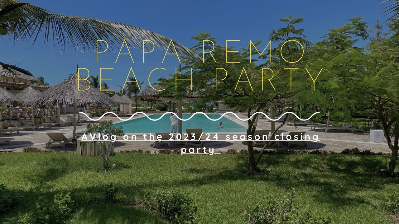 VLOG: Papa Remo Beach Party 2023/24 Season Closing Party - YouTube