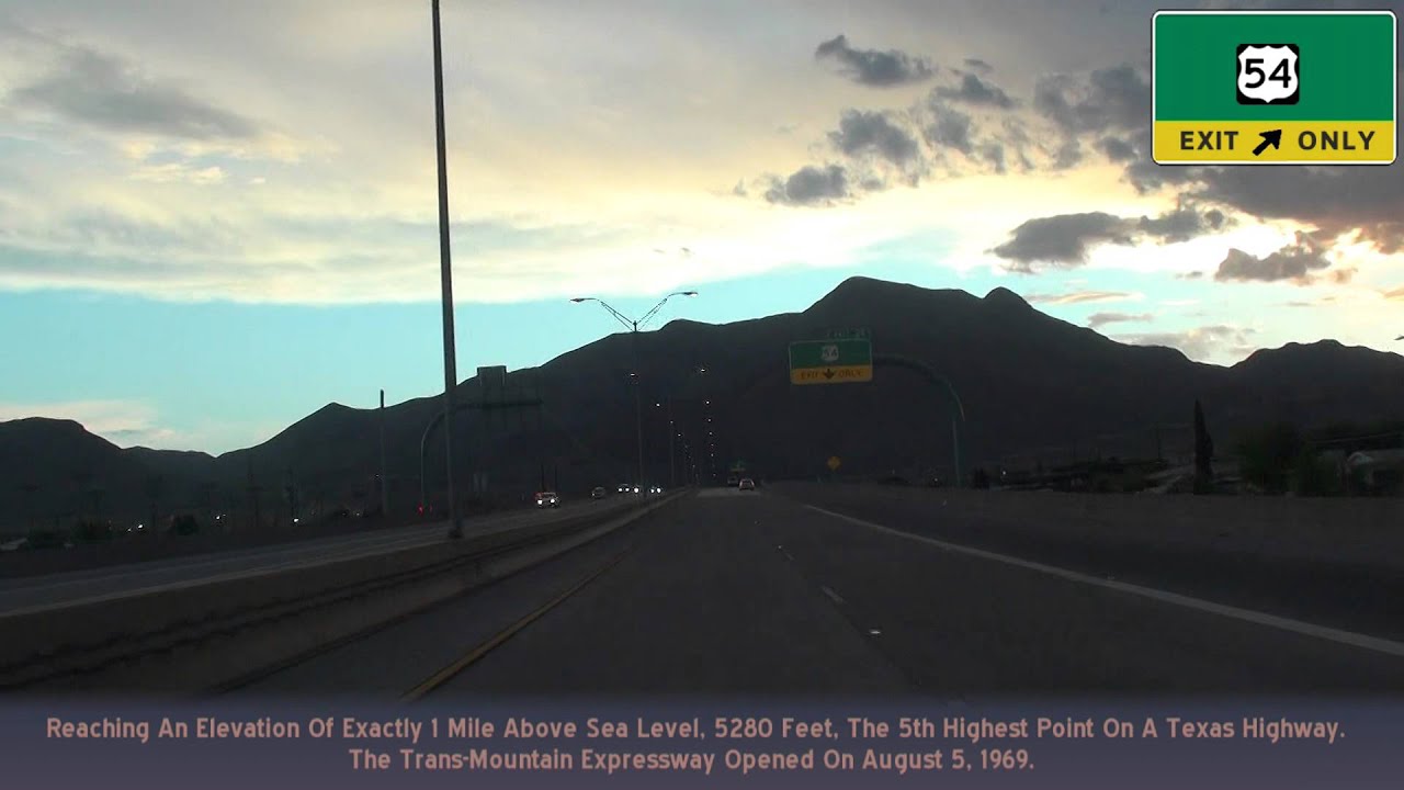 Texas Loop 375 El Paso, TX - YouTube