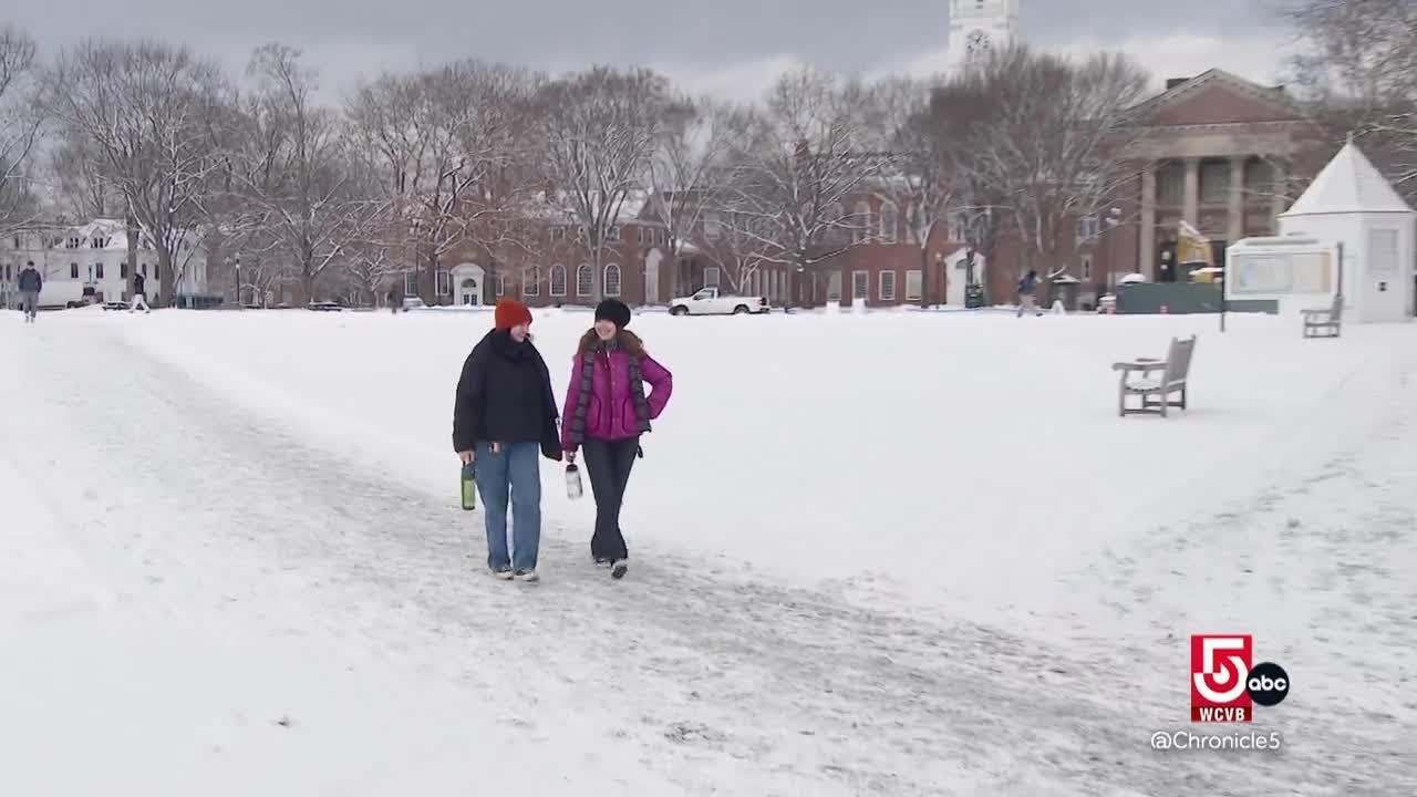 As fresh snow blankets the ground, Hanover, New Hampshire comes alive ...