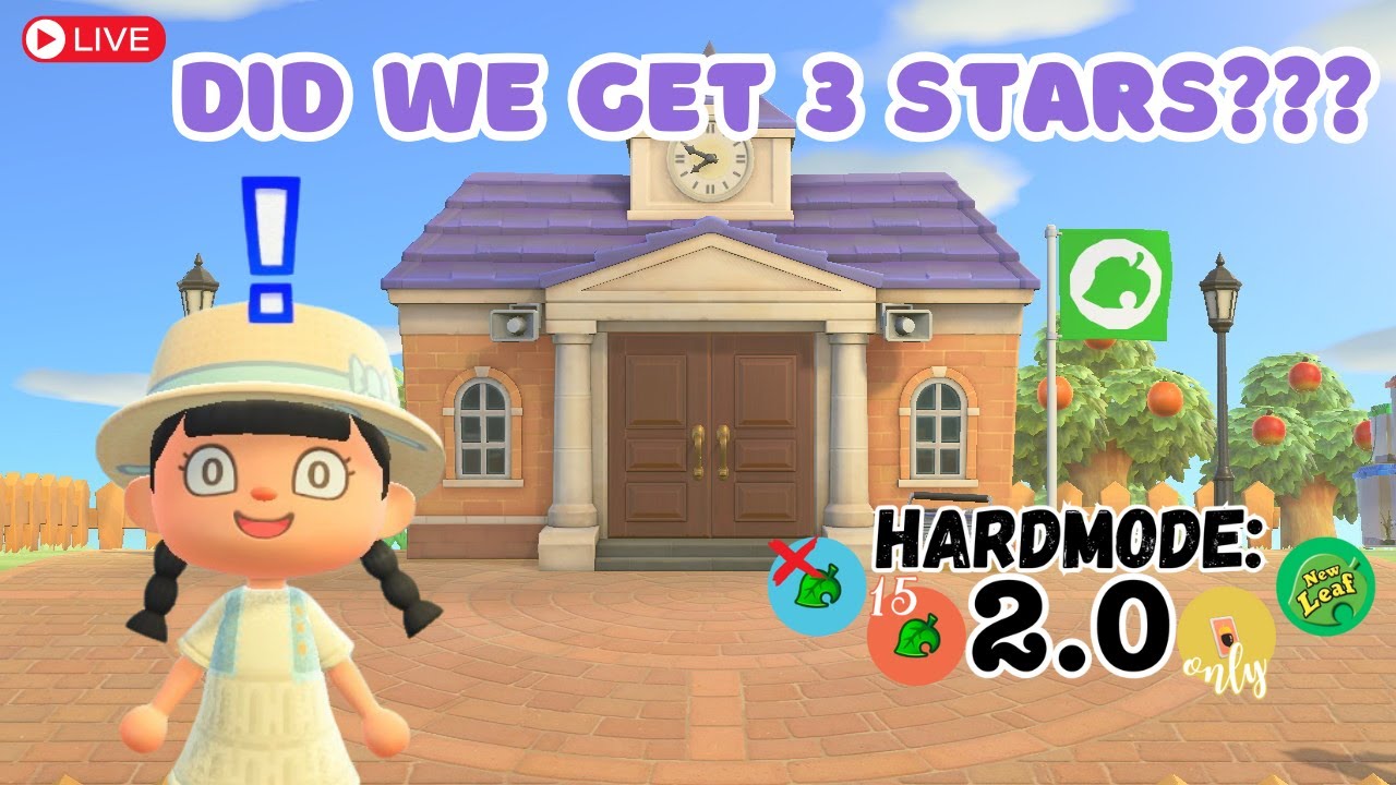 ACNH Hard Mode: 2.0 || Will We Get to 3 Stars Today? - YouTube