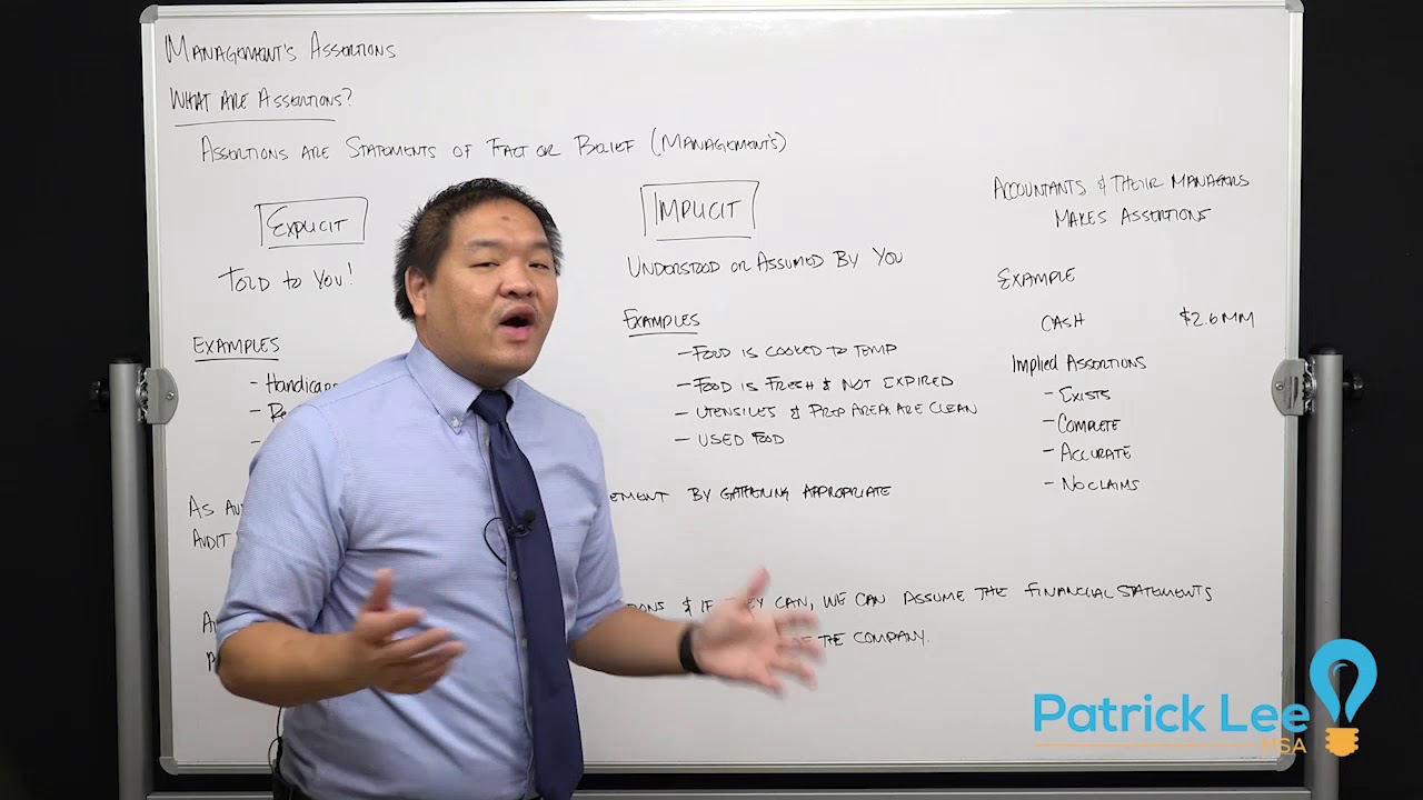 Auditing - 1.4 - Management's Assertions - YouTube