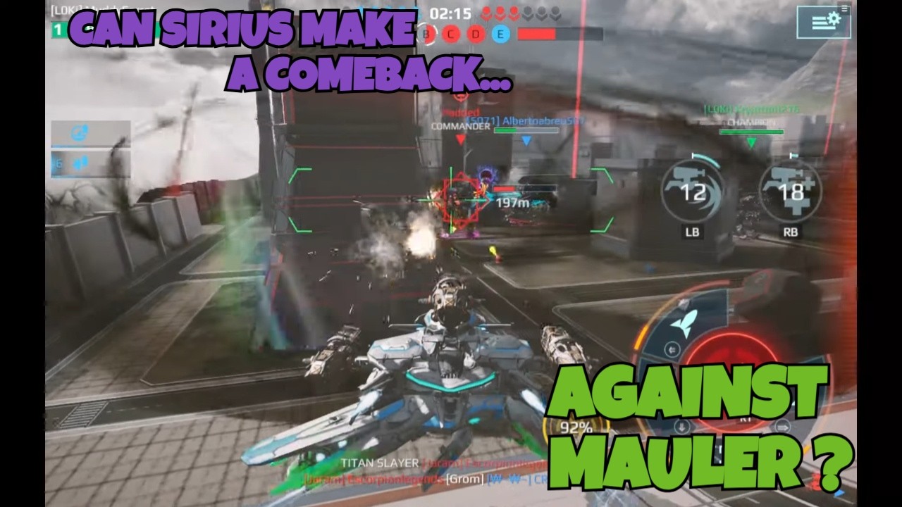 INSANE COMEBACK WITH SIRIUS AGAINST ALL ODDS War Robots 2025 - YouTube