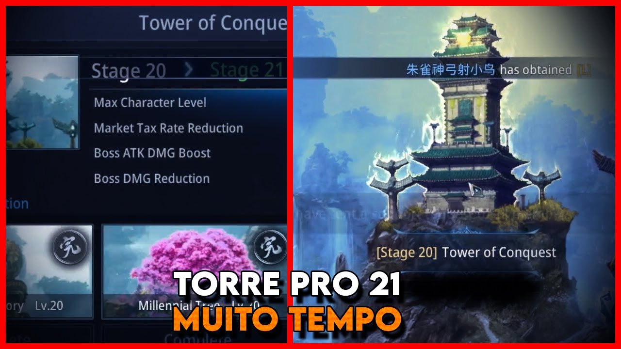 O TEMPO PRA UPAR A TORRE PRO 21 É INSANO - MIR4 - YouTube