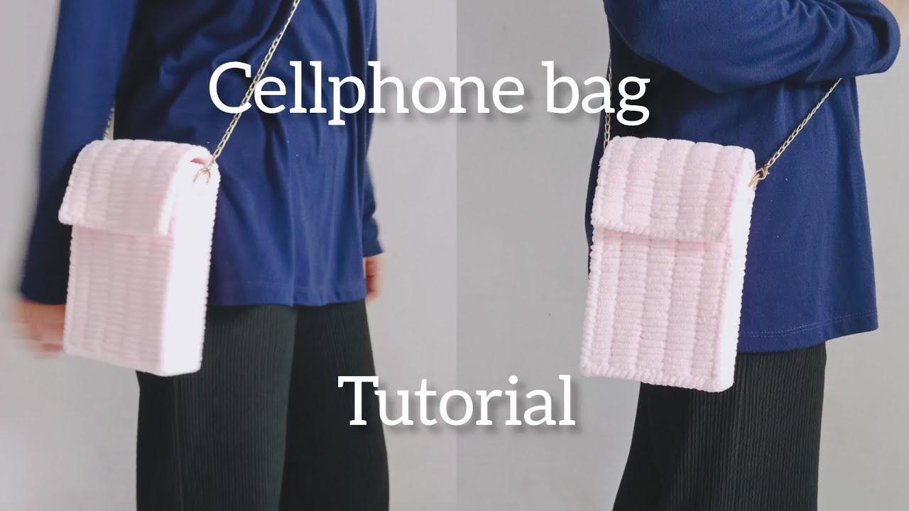 Phone bag tutorial | plastic canvas bag tutorial - YouTube