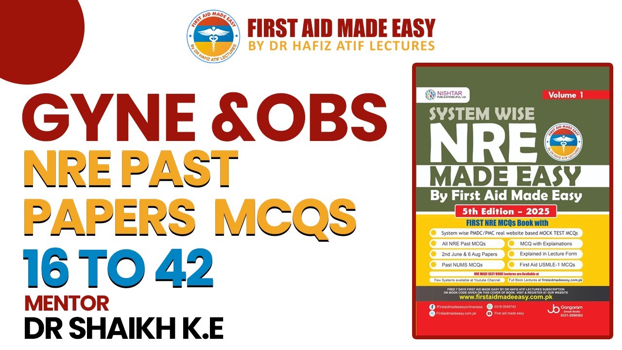 Gyne & Obs NRE past mcq 16 to 42 from medical made easy book By Dr ...