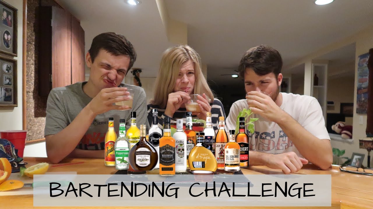 Guessing Alcoholic Drinks w/ Friends | Challenge - YouTube