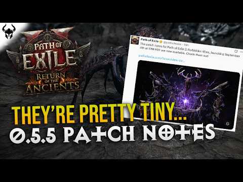 NEW 0.5.5 Patch Notes Are Out for Path of Exile 2: The Forbidden Rites