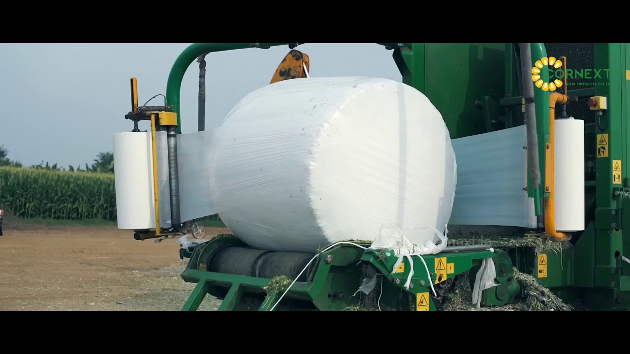 Cornext Silage Bales - Cattle Feed - (Call: 1800-121-7677) - YouTube