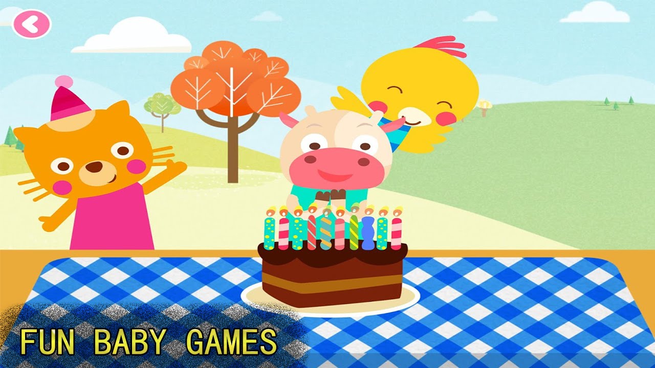 Birthday Party App - Fun Baby Games - Kids Android Games - YouTube
