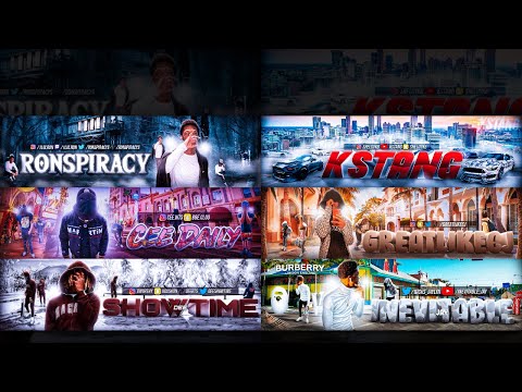 Making YouTube Banners, Thumbnails and Overlays! How To Make Banners ...