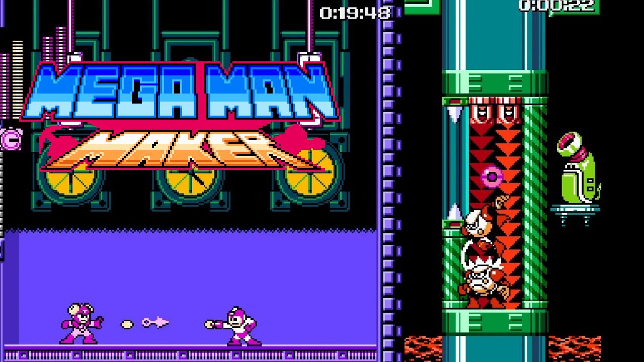 Mega Man Maker - Some Wizard-esque Levels - YouTube