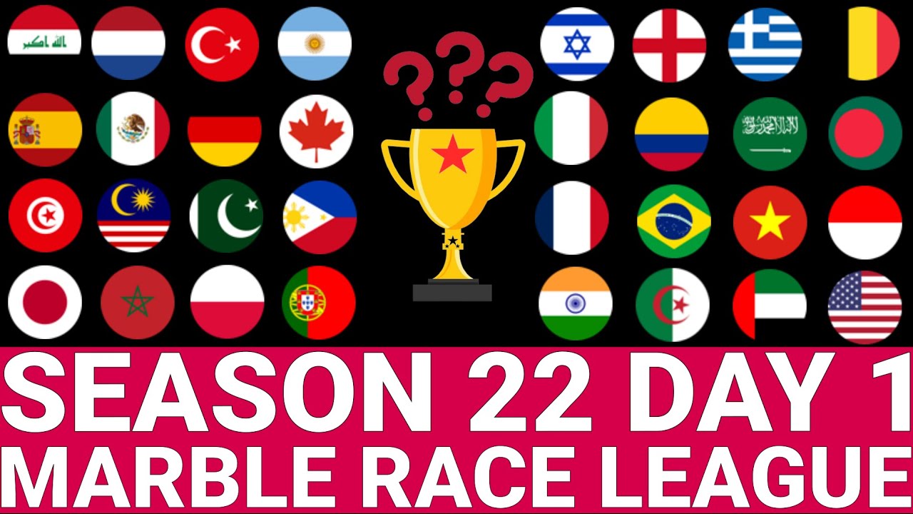 Marble Race League Season 22 DAY 1 Marble Race in Algodoo - YouTube