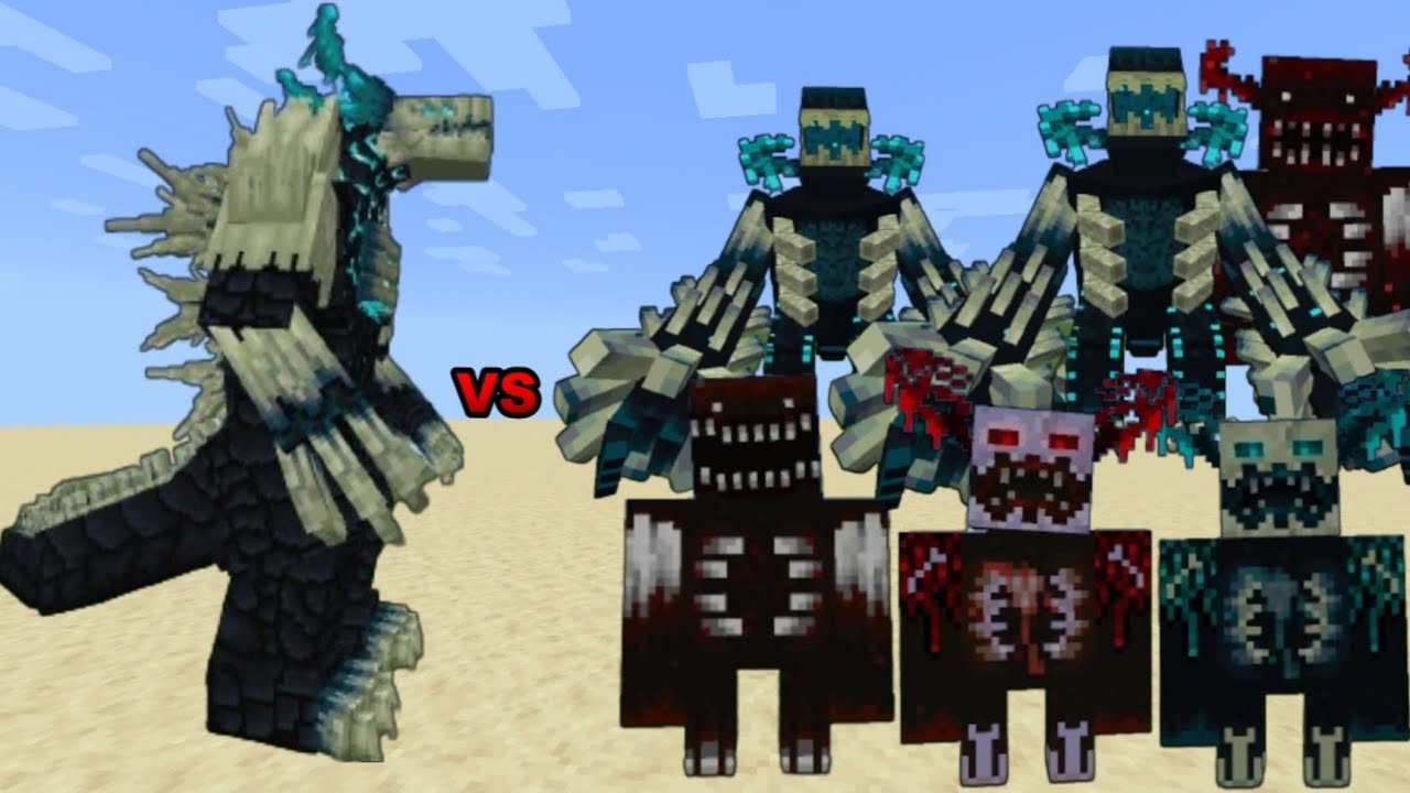 Wardenzilla VS powerful Wardens / Minecraft Mob Battle - YouTube