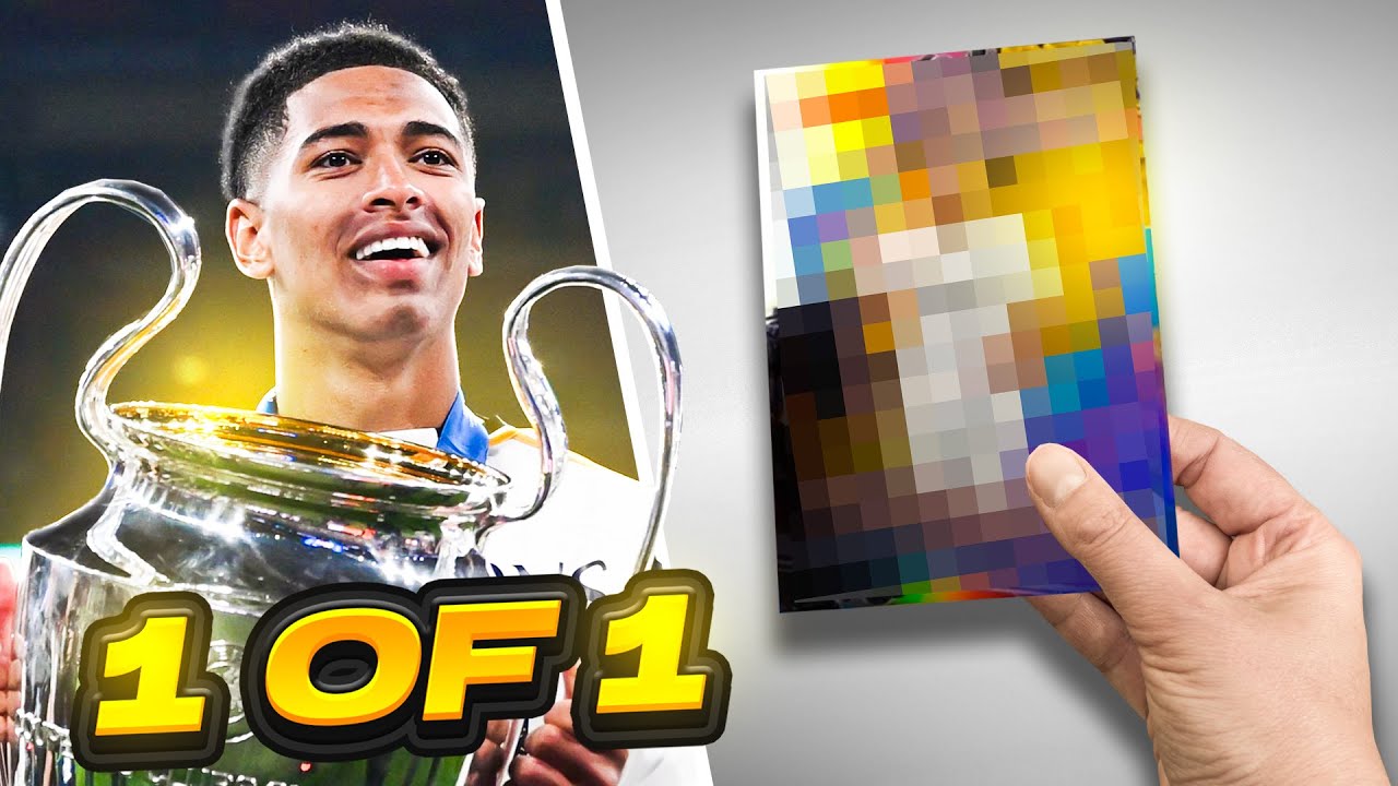 OMG 1 OF 1 JUDE BELLINGHAM!!! | TOPPS FINEST UCC - YouTube