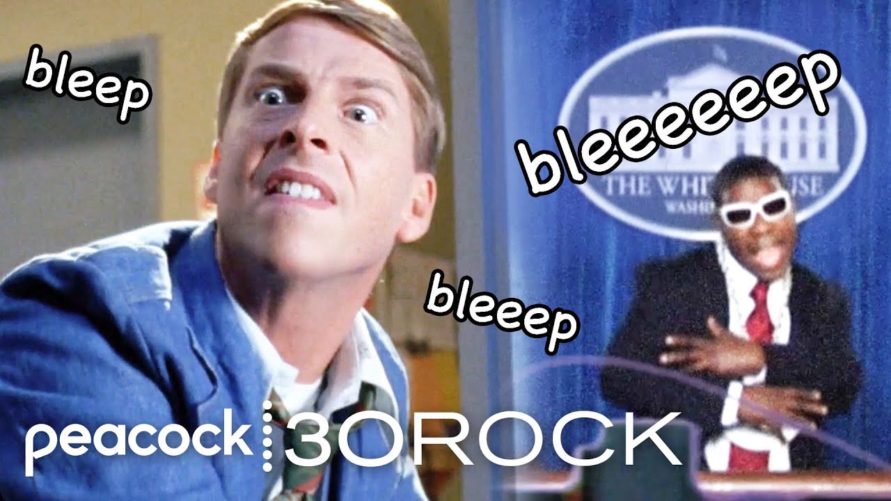 Kenneth bleeps the bleep out of Tracy | 30 Rock - YouTube
