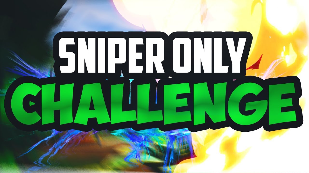 SNIPER ONLY CHALLENGE! - Fortnite Battle Royale - YouTube