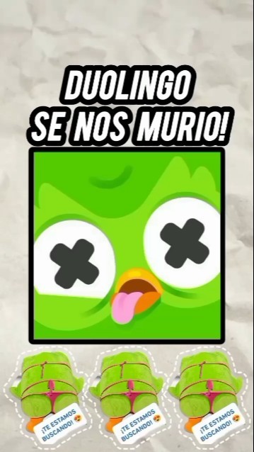 SE MURIÓ DUOLINGO!💀🦜 #duolingo #video #viralvideos #duolingostories # ...
