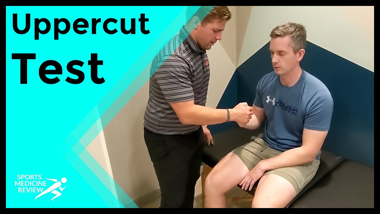Uppercut Test (For Biceps Injuries) - YouTube