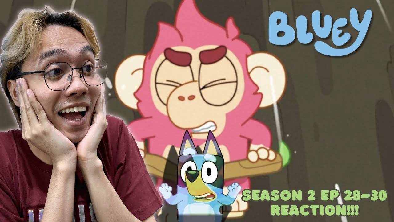 Just Be Yourself, Bluey!!! - First time Watching Bluey S2 EP28-30 - YouTube