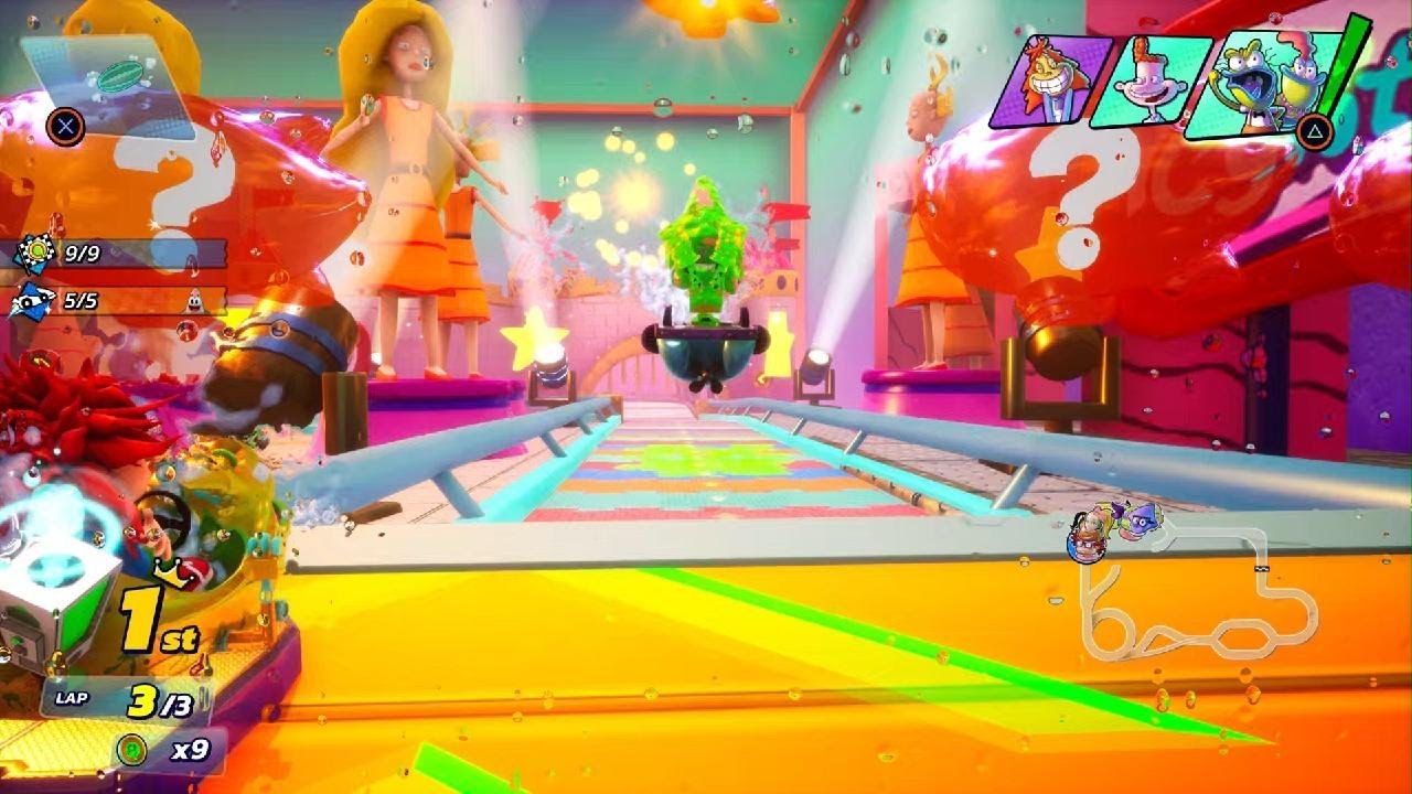 Nickelodeon Kart Racers 3: Slime Speedway Slime Time Cup Medium ...