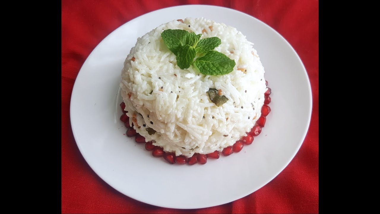 CURD RICE-A bowl of freshness and wholesomeness ️ - YouTube