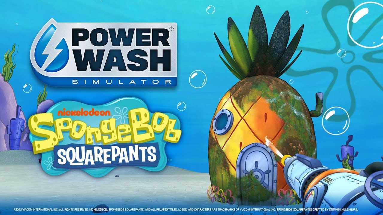 Cleaning the Conch Street with Nostalgic SpongeBob Music | Powerwash ...