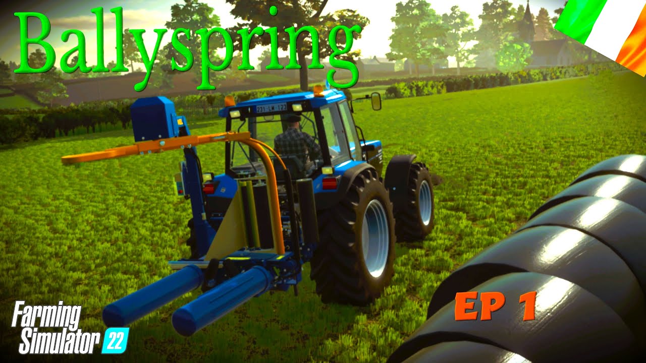 MAKING A START IN IRELAND-Episode 1-Ballyspring -Fs22 Ps5 - YouTube