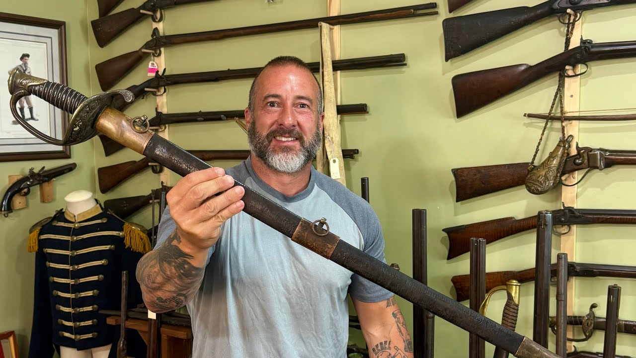 James Conning Confederate Sword with Brian Akins - YouTube