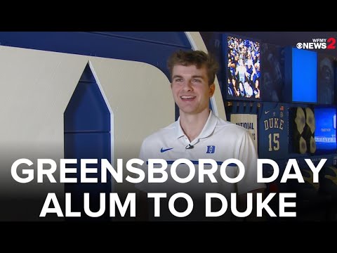 Greensboro Day alum gets opportunity as Duke Basketball manager - YouTube