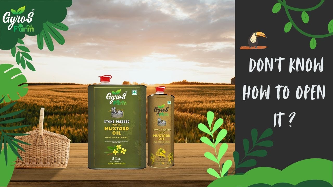 How to Open Gyros Farm 5L/2L Tin ? - YouTube