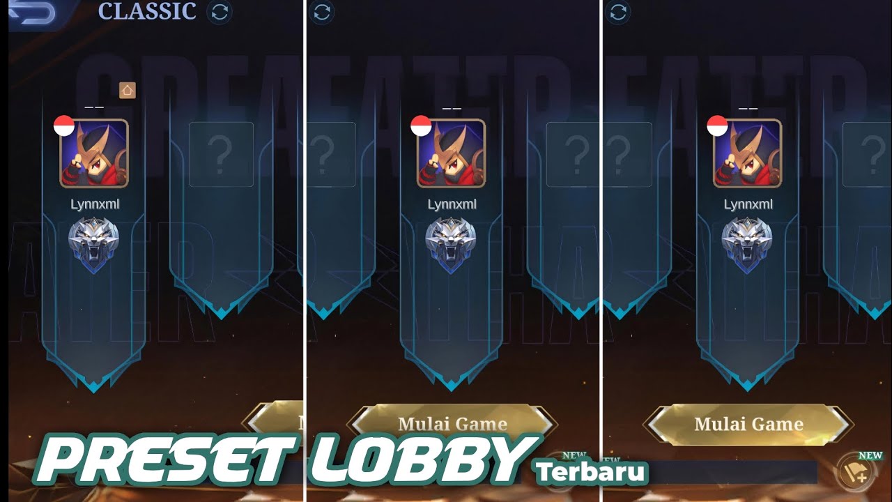PRESET LOBBY ML TERBARU DI BAWAH 5MB M6 CLAUDE #presetloby # ...
