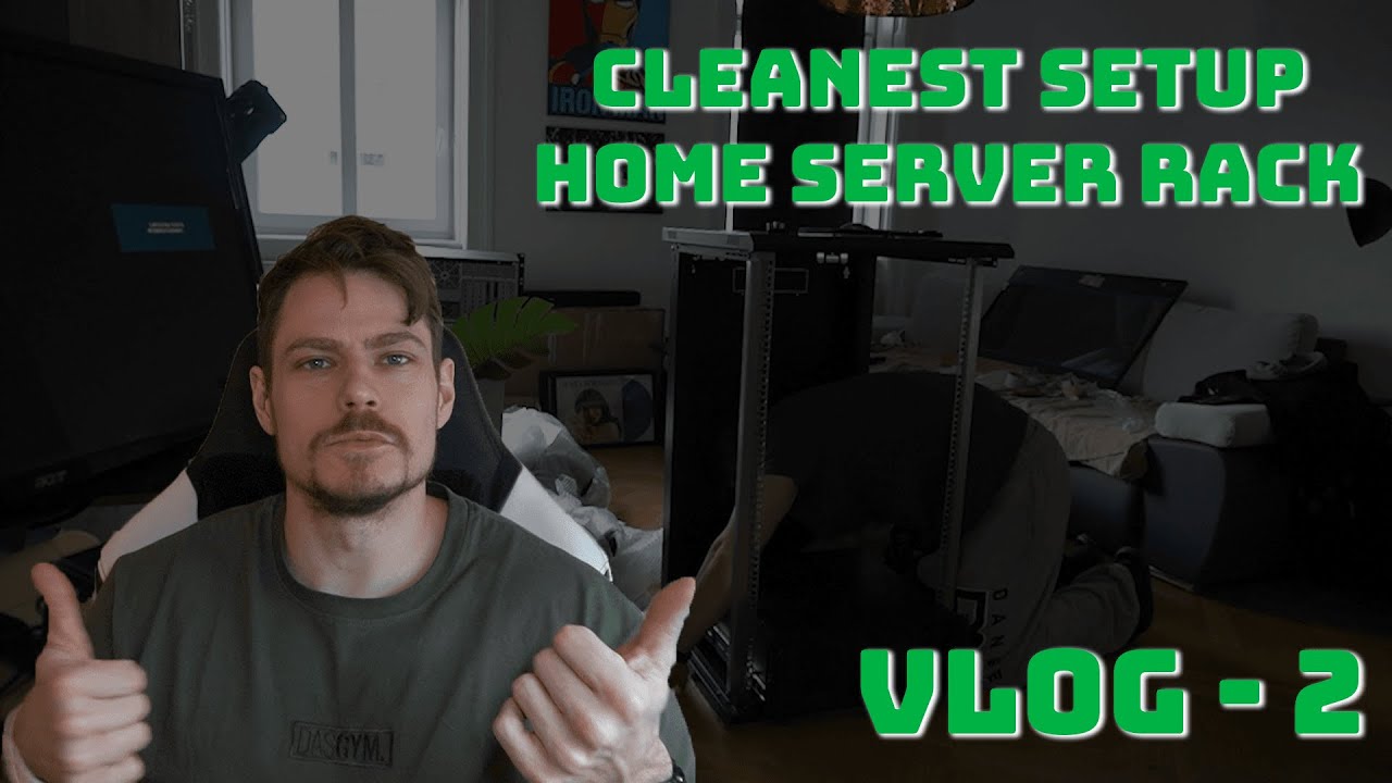 HOME SERVER RACK - VLOG PART 2 - YouTube