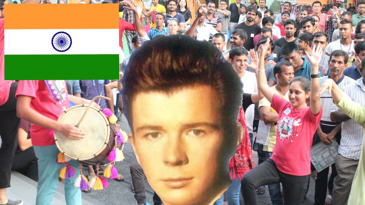 Rick Astley Goes To India - YouTube