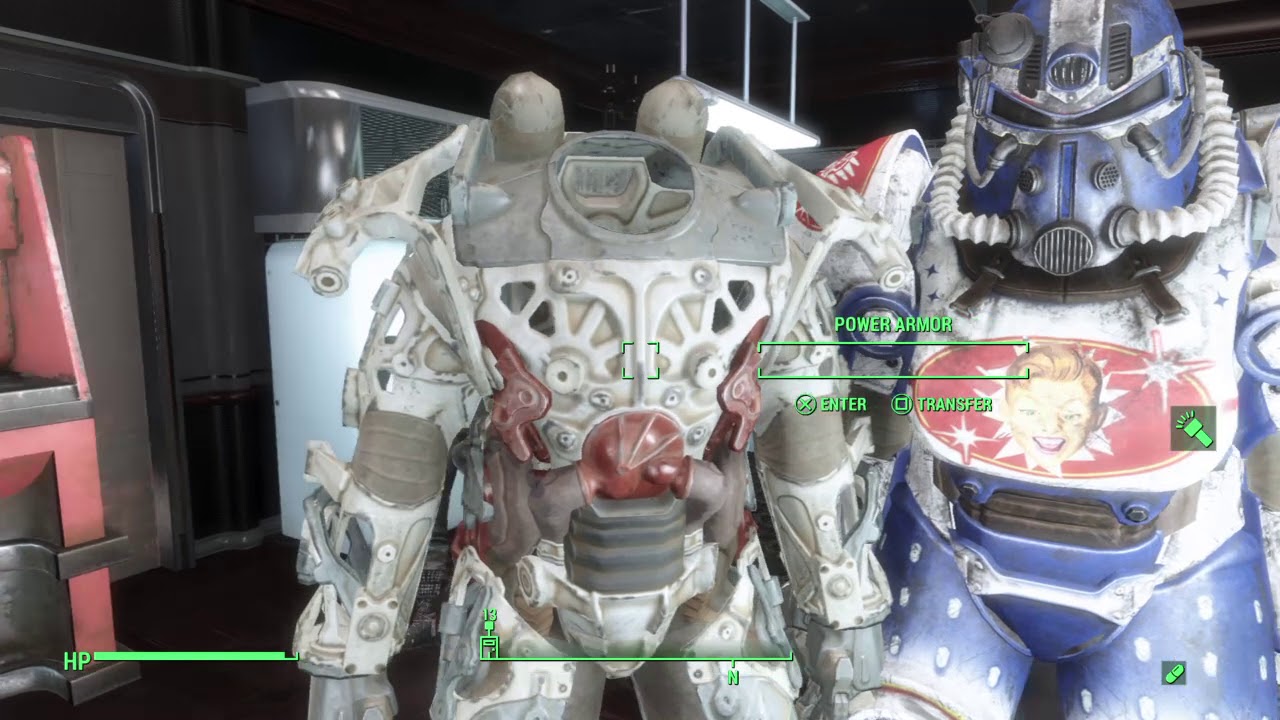 Fallout 4 ALL Power Armor Comparison - YouTube