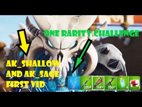 1 rarity challenge (with new recruits) - YouTube