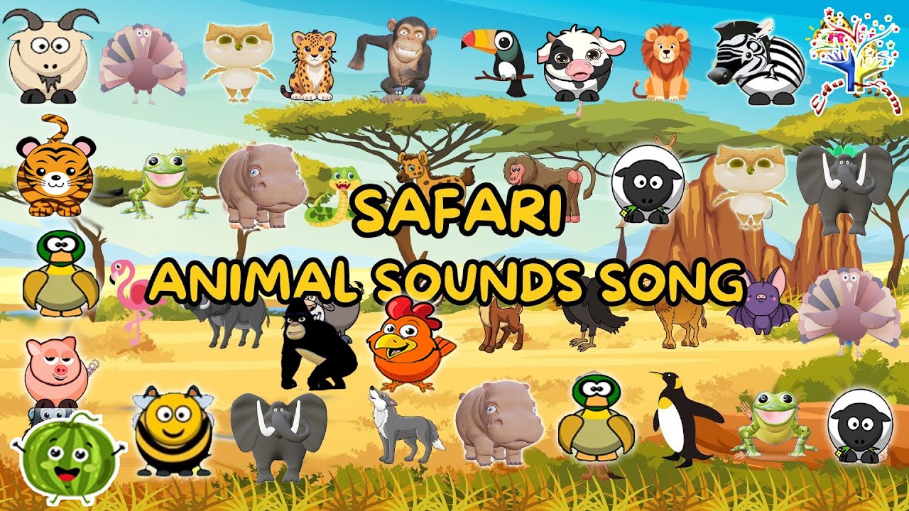 The Animal Sounds Song || Guess the Animals AG2AG6 || Animal song ...