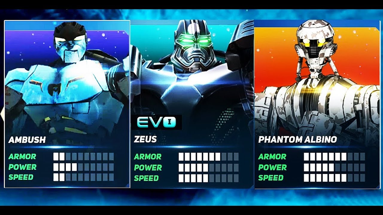Real Steel AMBUSH & ZEUS & Phantom Albino | BOSS METRO - ARCADE | NEW ...