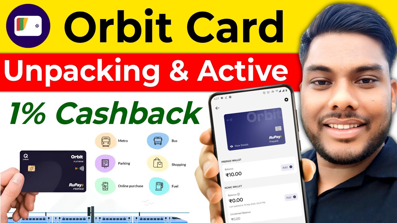 Orbit Wallet Card Unpacking & Active full Process Orbit Card क्या है ...