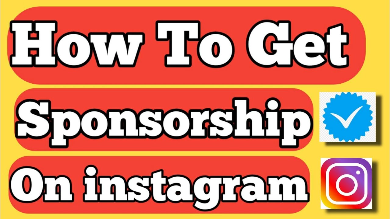 how to sponsor on instagram || DEALS with BRANDS AND GET PAID on ...