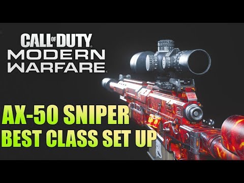 Modern Warfare AX50 BEST CLASS SET UP | MOST Fastest Sniper - YouTube