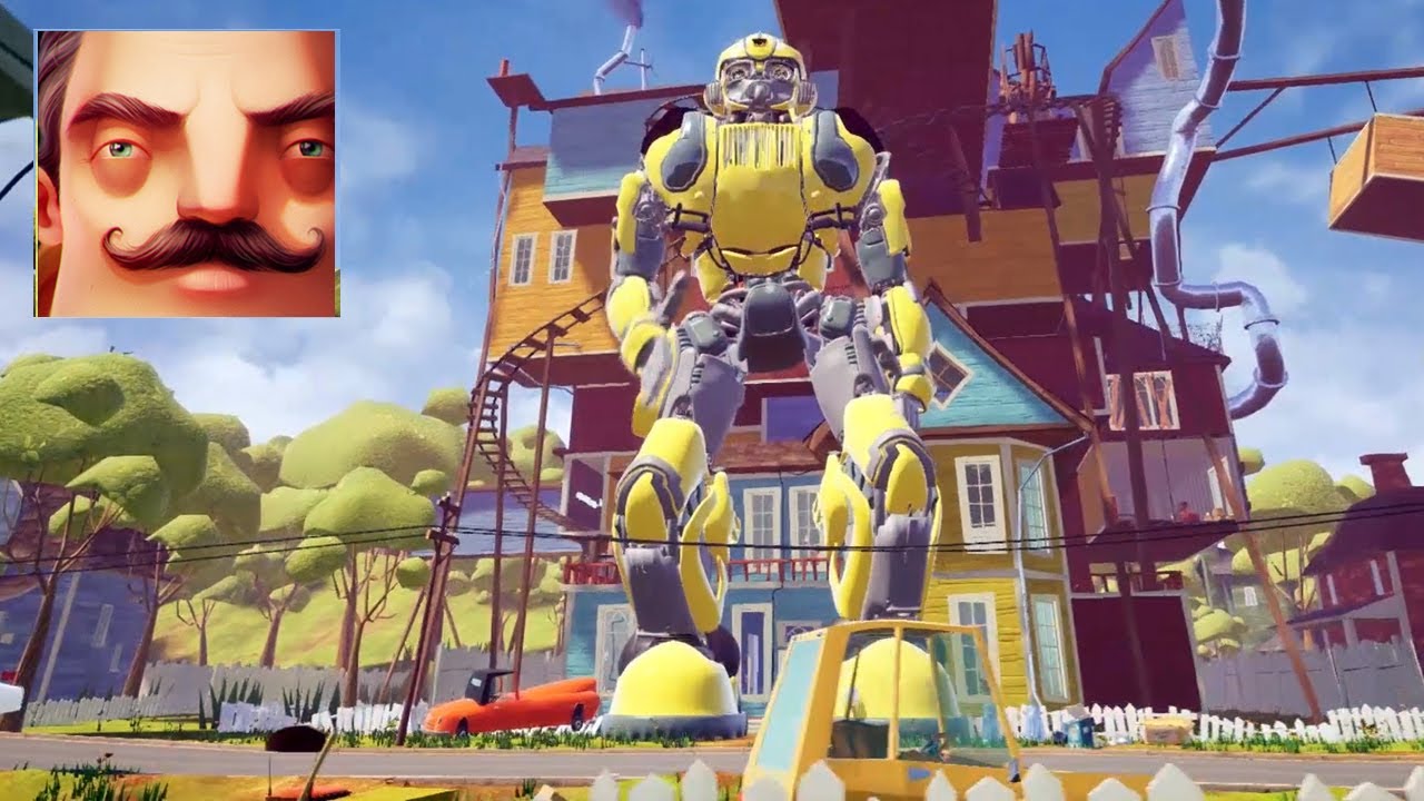 Hello Neighbor - Transformers Bumblebee Act 3 Gameplay Walkthrough ...