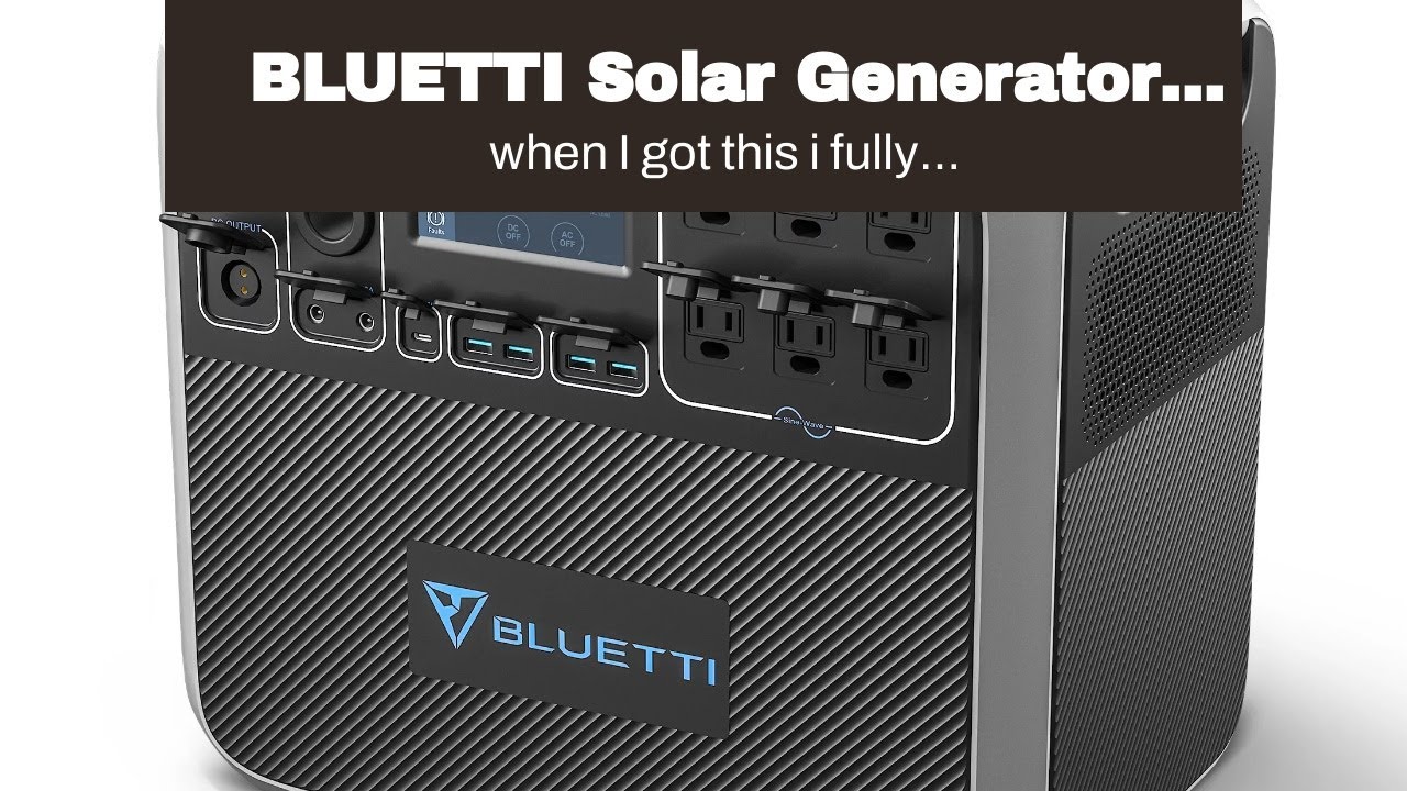 BLUETTI Solar Generator AC200MAX with 350W Solar Panel Included, 2048Wh ...