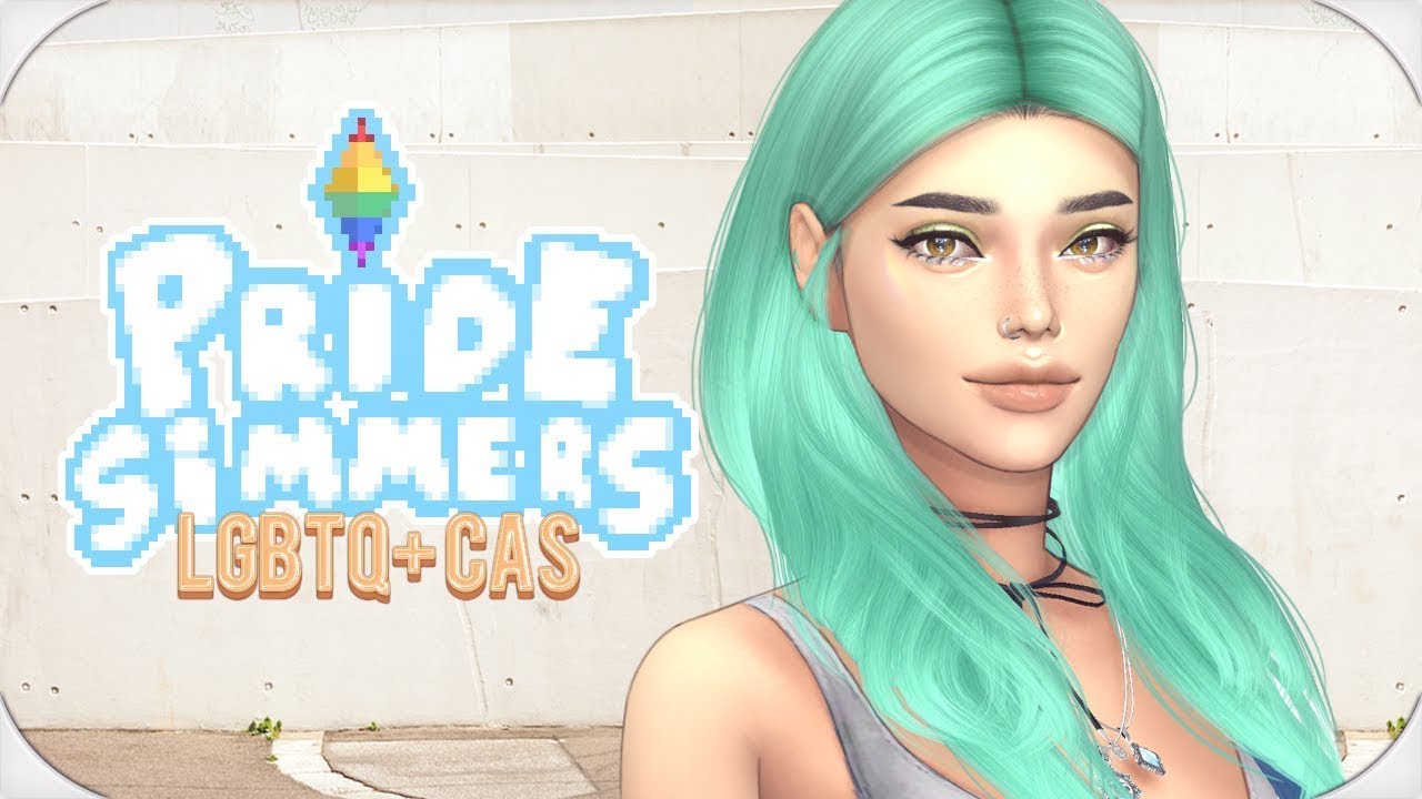 🌈THE SIMS 4: Pride Simmers - LGBTQ+ CAS (Pride Month)🌈 - YouTube