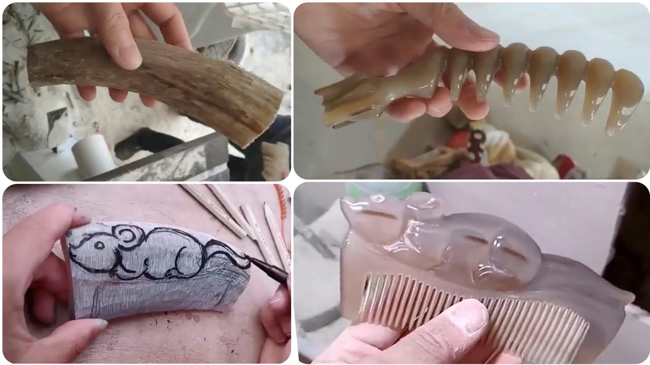 How to make many beautiful combs || Amazing Art and design - YouTube