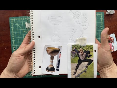 Transfer images to your sketchbook with just a pencil! - YouTube